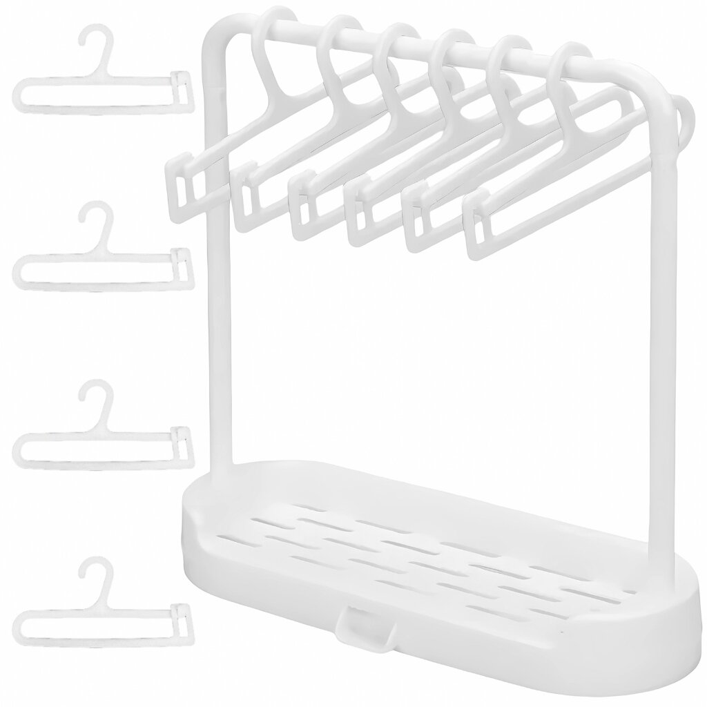 Пластиковая стойка для кукольной одежды: интерактивная игра и порядок