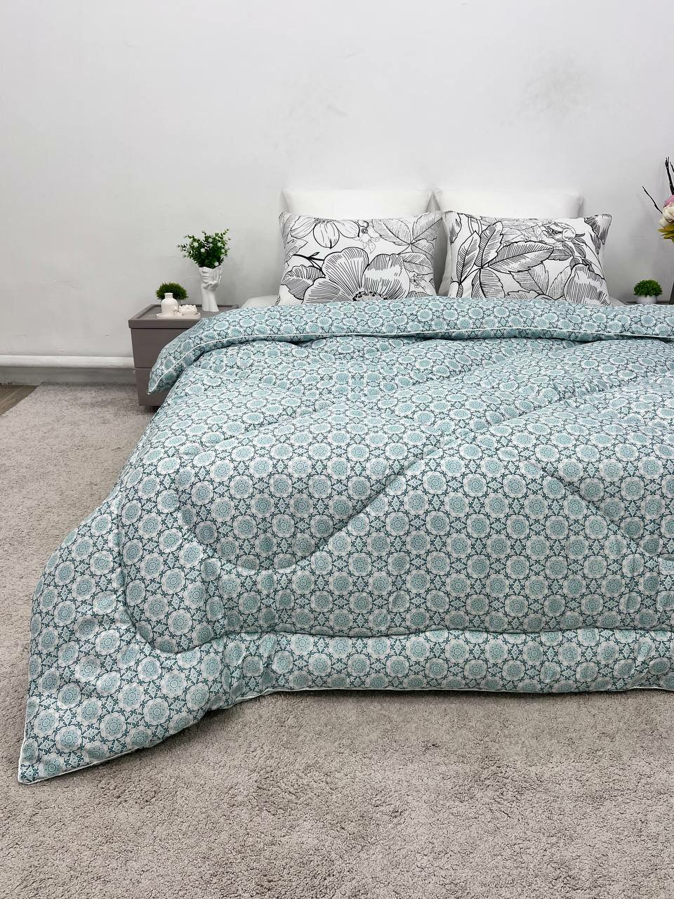 Kerimov Group одеяло 2 спальное, гипоаллергенное, стеганное, ассорти