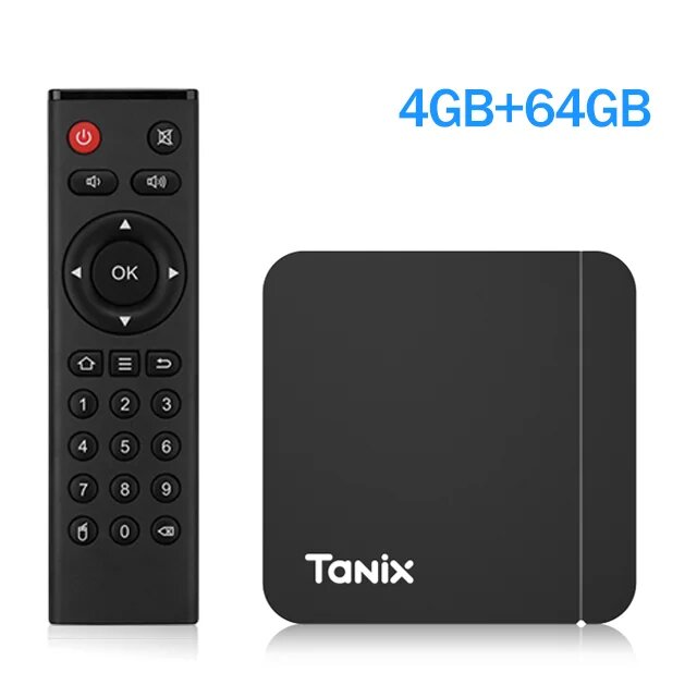 Tanix W2 ТВ-приставка Европейская вилка (EU Plug), Tanixw2-4G64G