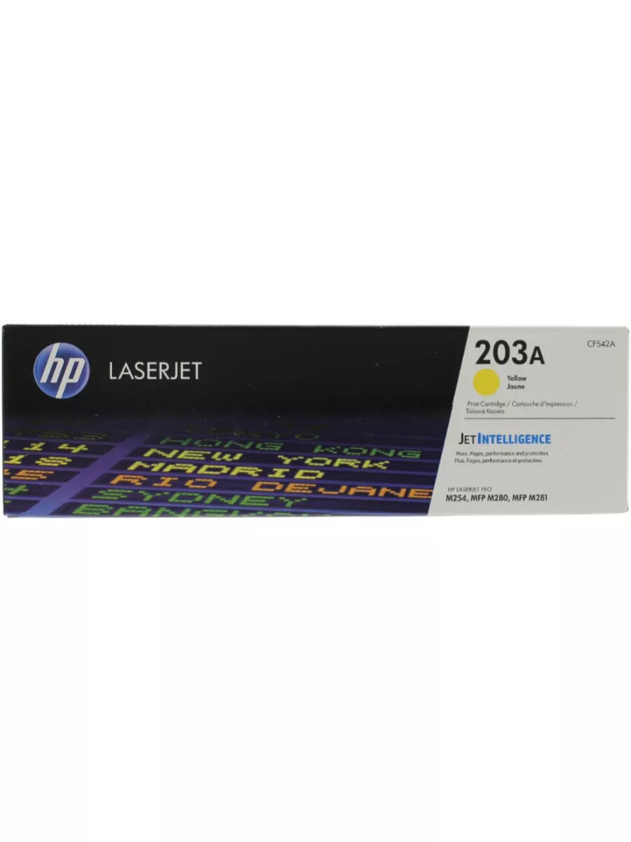 Картридж HP CF542A желтый Оригинал 1300 стр. Yellow для HP LJ Pro M254/M280/M281