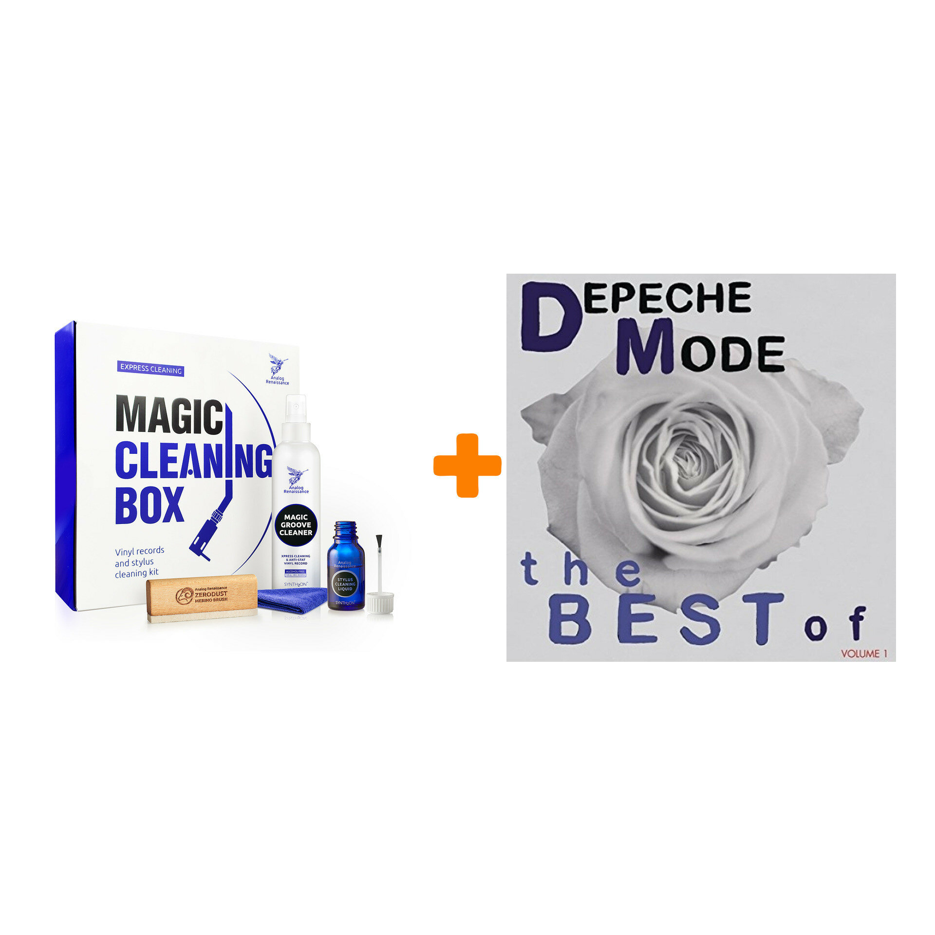 Depeche Mode The Best Of Depeche Mode Volume 1 3LP + Набор по уходу за винилом Magic Cleaning Box