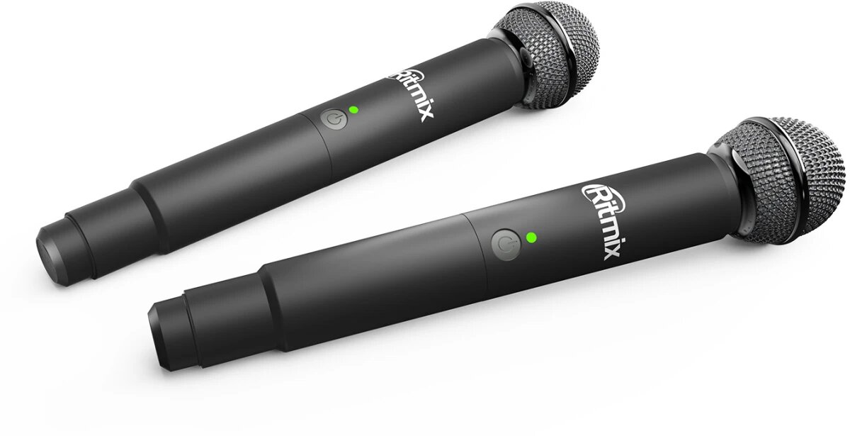 Микрофонная система Ritmix Black (RWM-422)