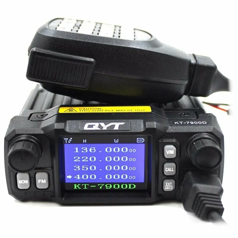 Минимобильная радиостанция QYT KT7900D 25 Вт четыре диапазона 144220350440 МГц