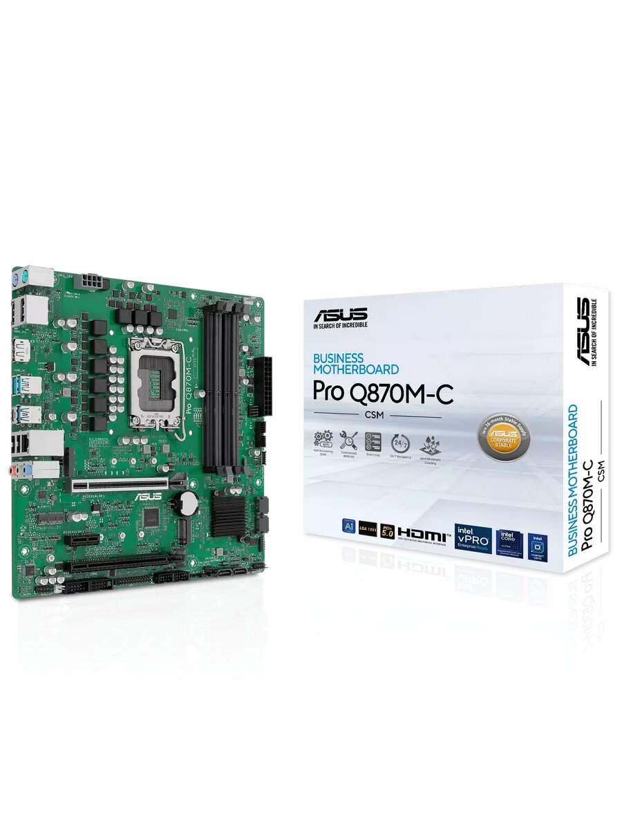 Материнская плата PRO Q870M-C-CSM LGA1851 Intel Q870 mATX RT