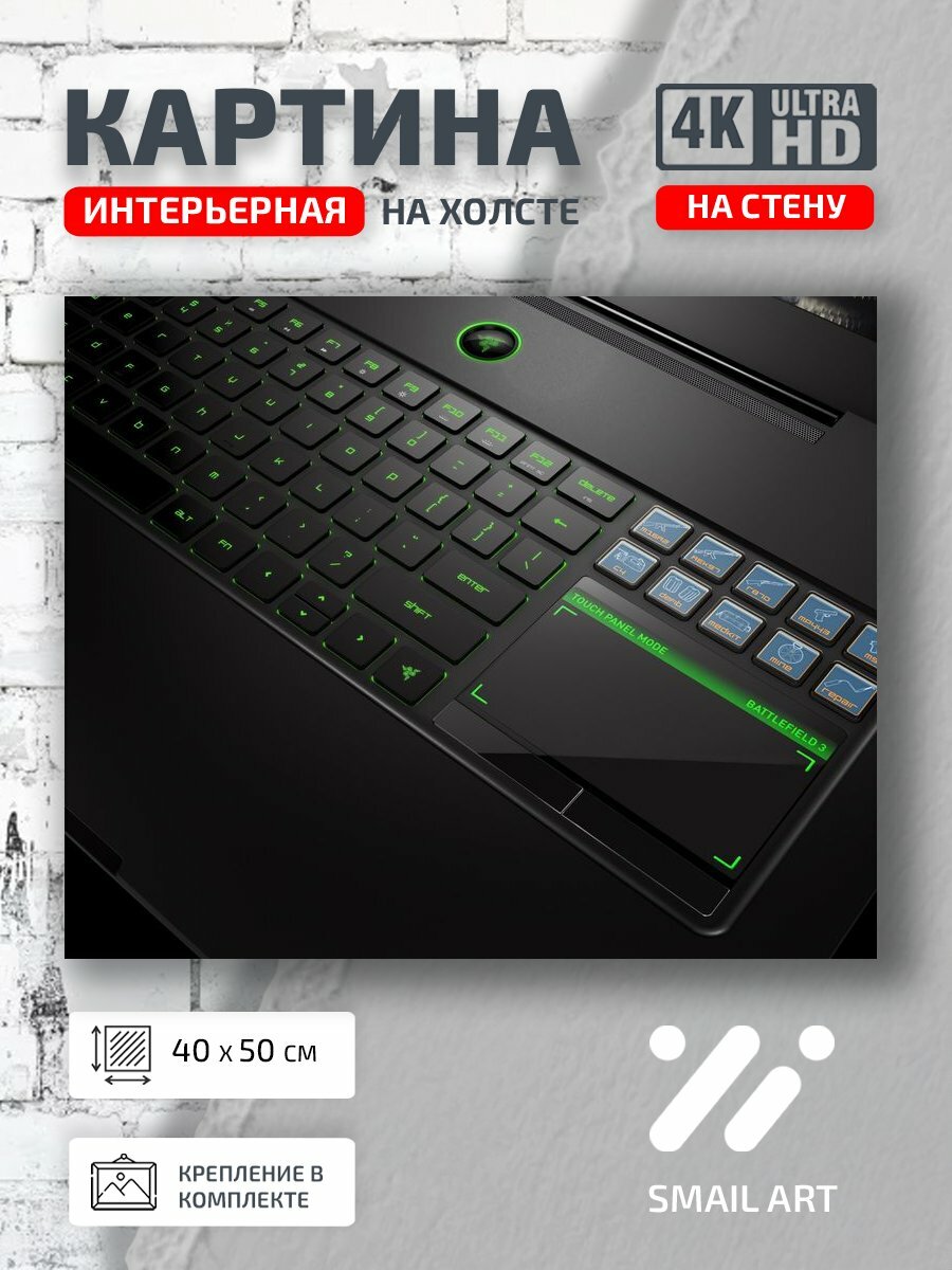 Картина на холсте интерьерная 40 на 50 на стену Зелёная Mood для кабинета атмосфера декор