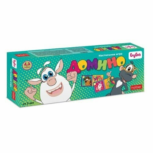 Игра настольная Домино "Буба" 30788 "Hatber"