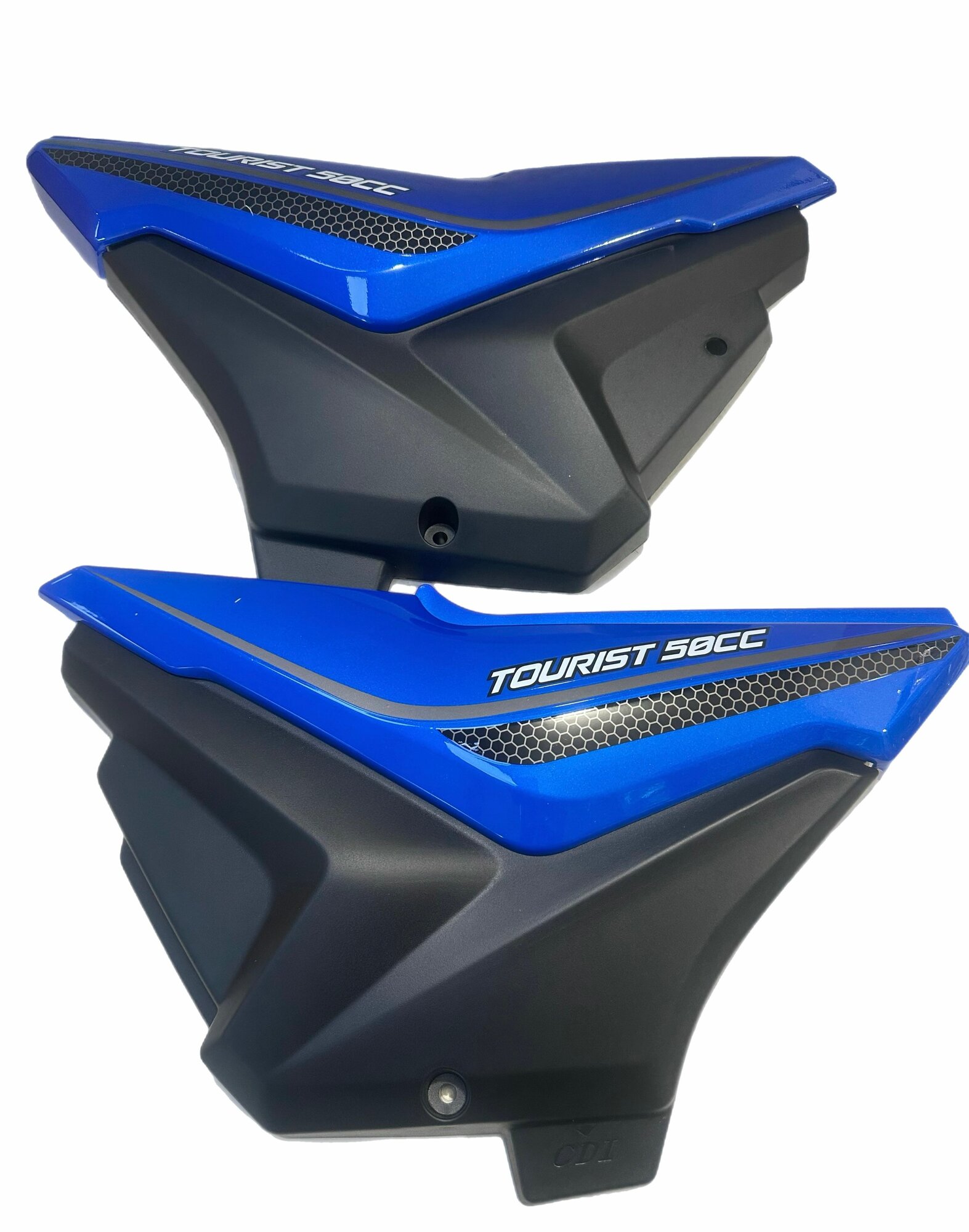 Крышки боковые пластик синие Альфа ROCKOT пара