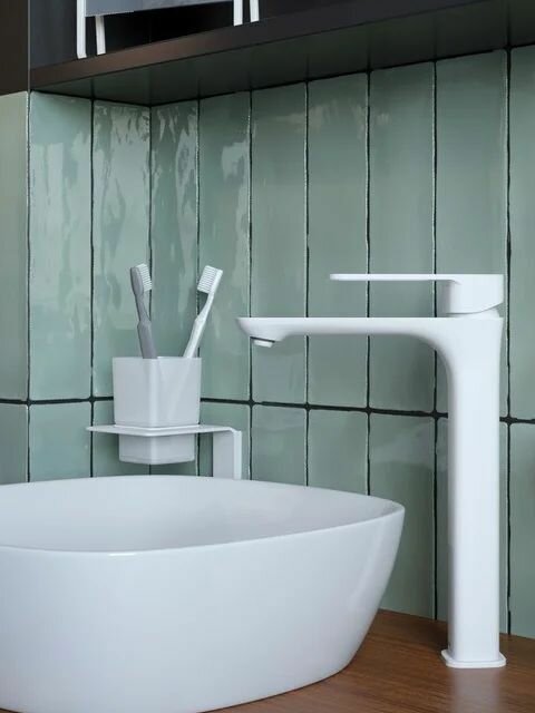 Смеситель IDDIS Slide SLIWT01i01 для раковины белый матовый
