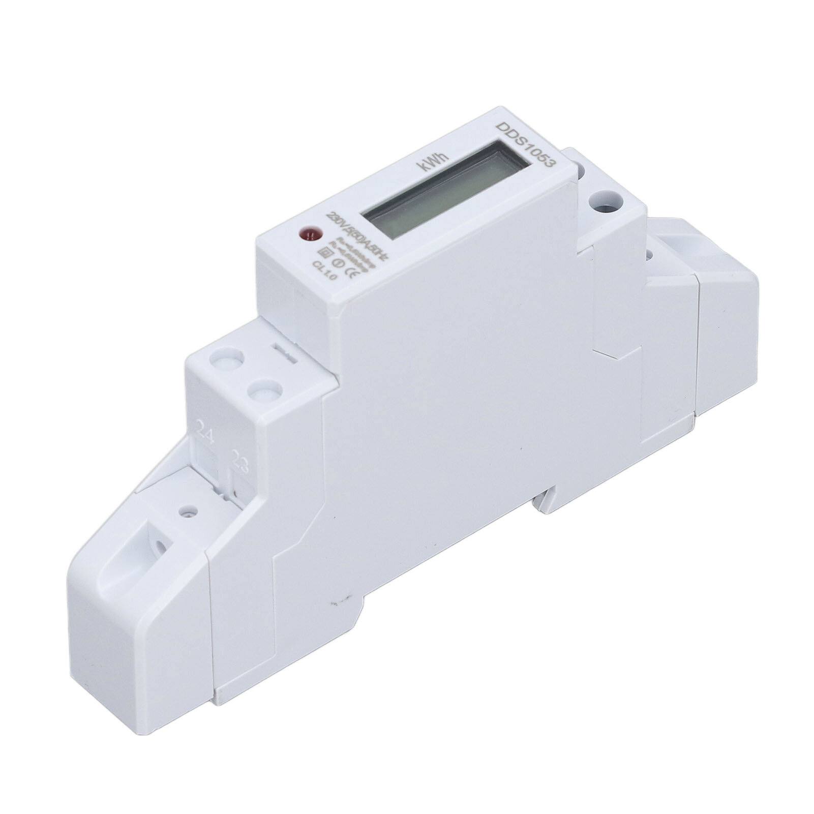 Однофазный счетчик электроэнергии 1P Din Rai цифровой тестер напряжения ЖК-дисплей 5(50)A