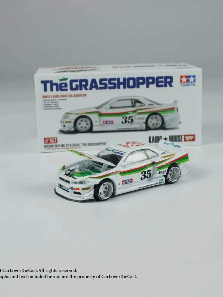 Машинка Kaido "House MINIGT" Nissan Skyline GT-R KHMG167, масштаб 1/64, металл