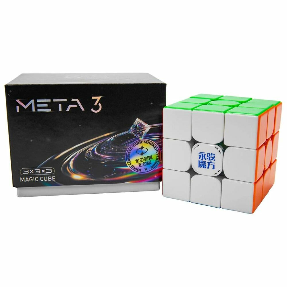 Кубмк Рубика магнитный YJ META3 3x3 Wing Magnets, Core Magnets, UV Coated