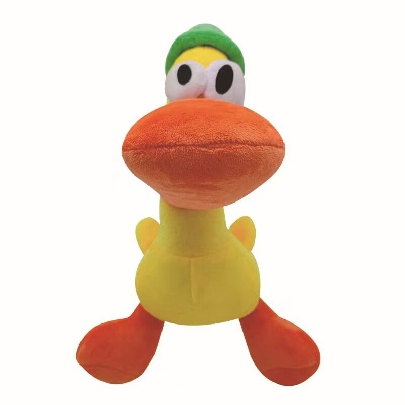 Игрушка MINISO Pocoyo, плюшевая, мягкая, оранжево-желтая, 23см