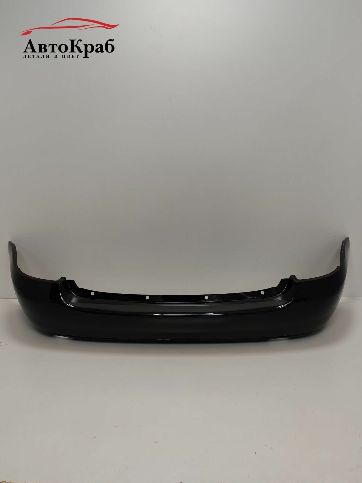 Бампер задний в цвет для Лада Калина 1 седан 2004 - 2013 г. 665 - космос, сине черный