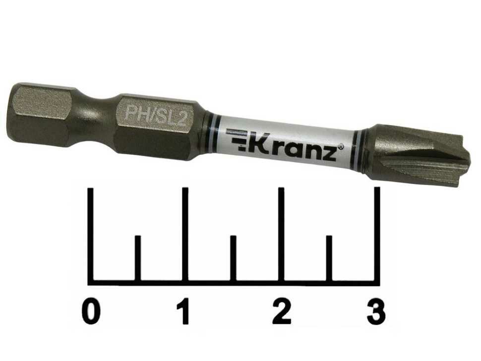 Бита PH/SL2 50мм (S2) Kranz (92-0415-3)