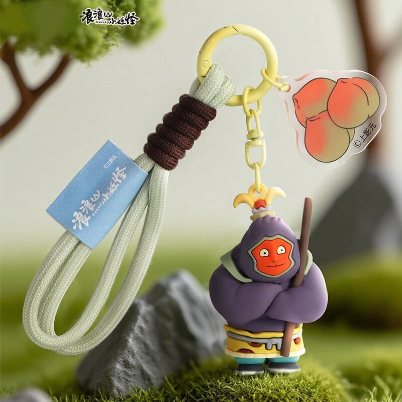 Оригинальный плюшевый брелок-монстрик Лангланг Монстрчик-Поросенок, новая кукла, подвеска для рюкзака, подарок