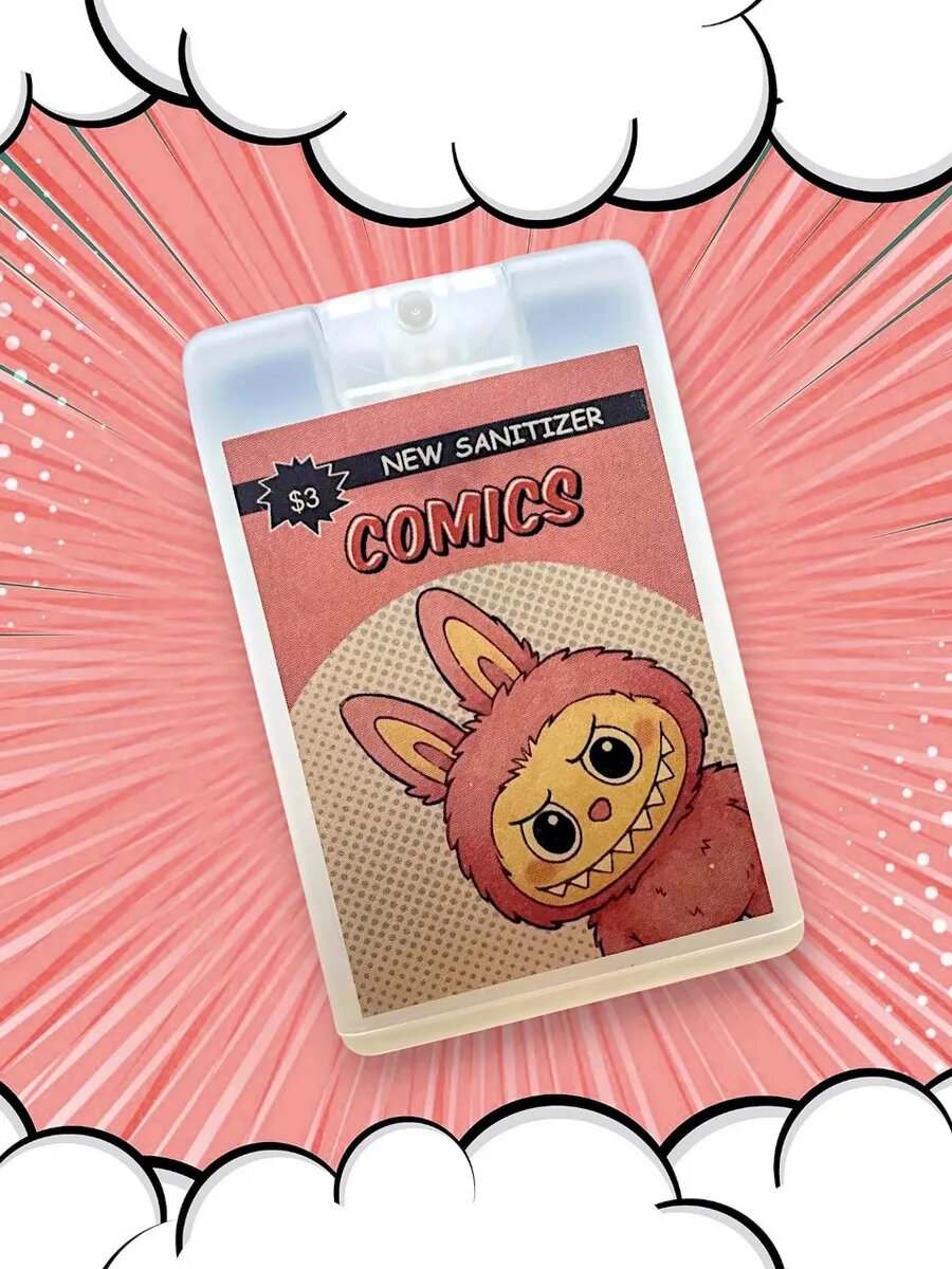 Санитайзер для рук спрей карманный Лабубу