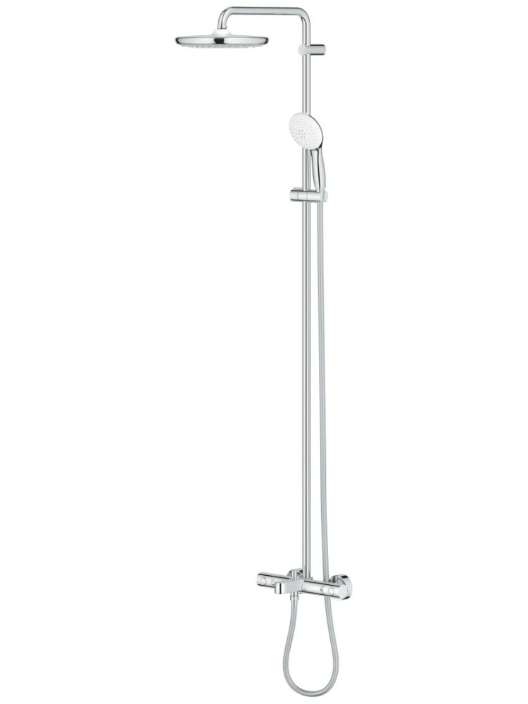 Душевая система с термостатом GROHE Tempesta Cosmopolitan System 250 26672001 хром