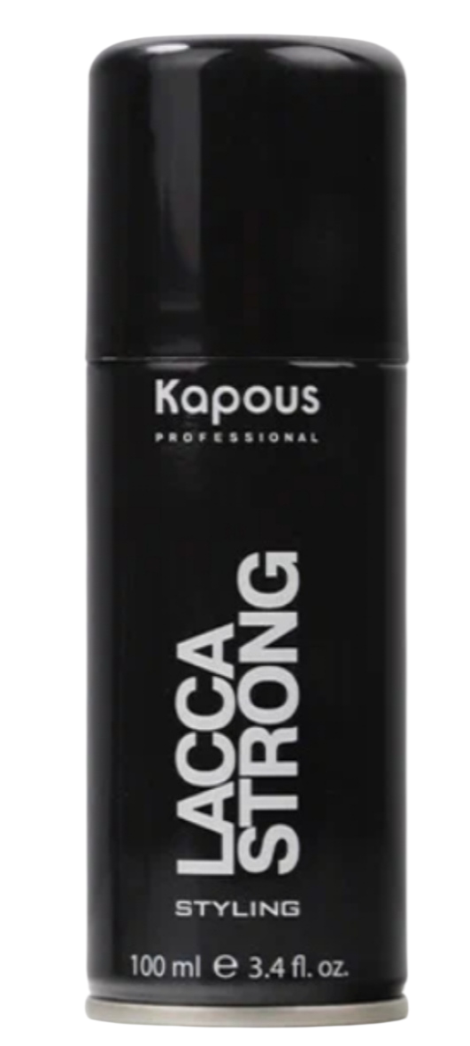 Лак для волос "Kapous", Lacca Strong сильной фиксации, аэрозоль, 100мл