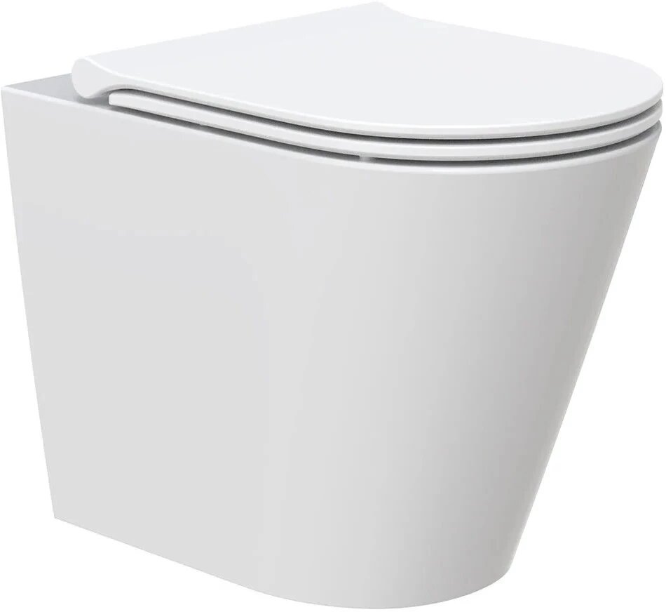 Унитаз приставной Arrow AHB2334H безободковый, белый