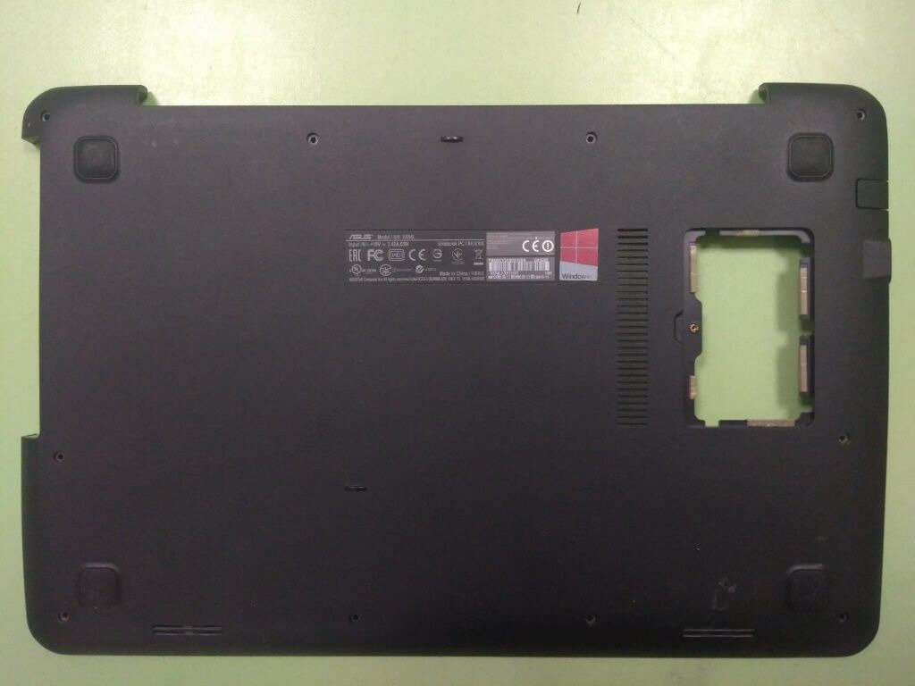 Нижняя крышка поддон для ноутбука Asus X554 X554L p/n 13N0-R7A1C11