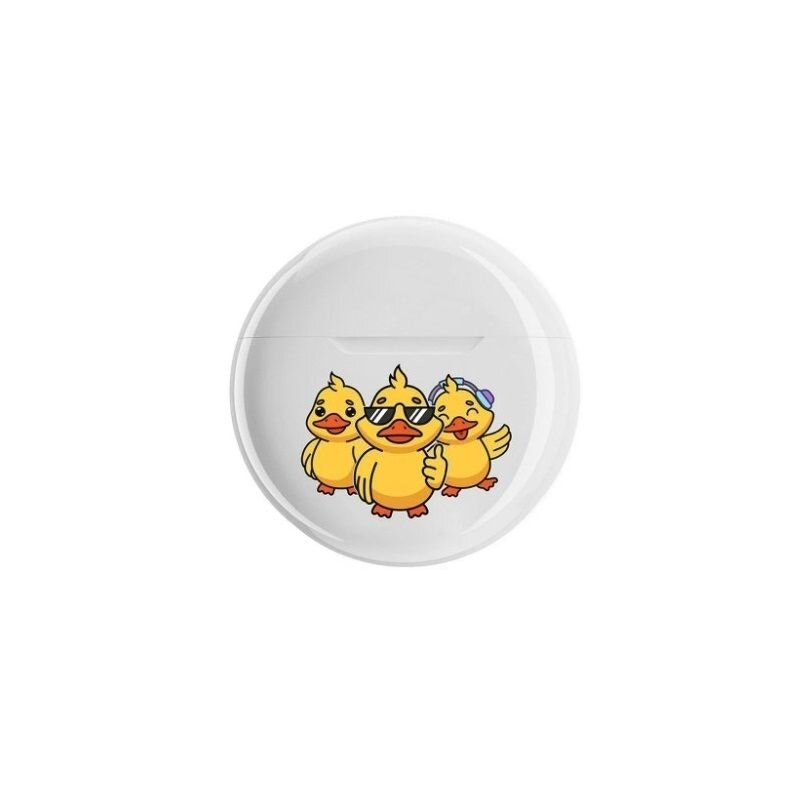Гарнитура TWS ViBE ВТ 0100 белый \Ducks\
