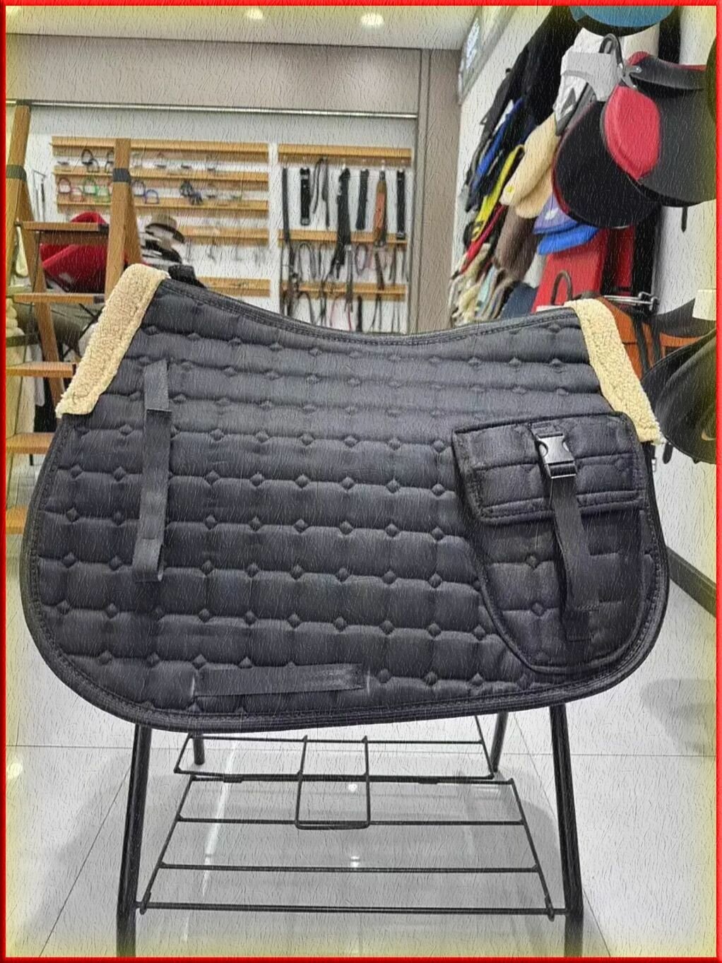 Универсальный черный вальтрап, эксклюзивный для лошади