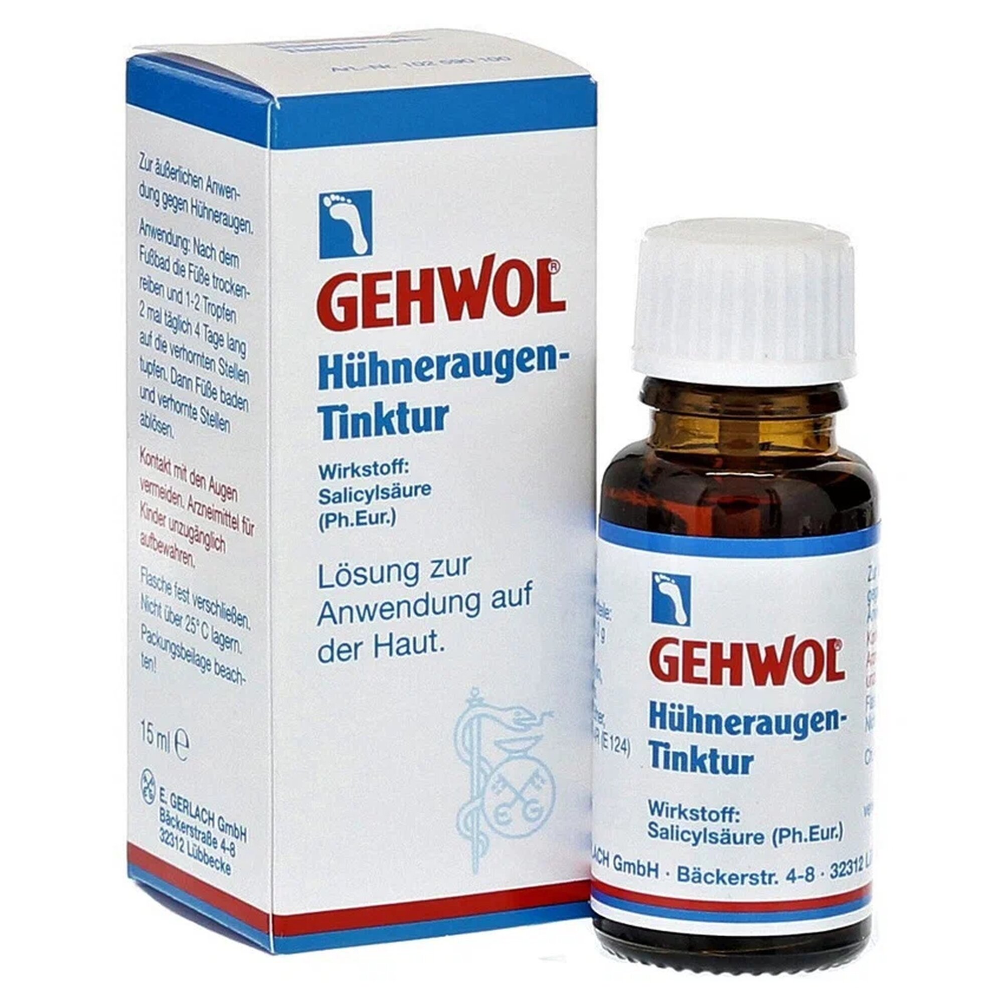 Мозольная настойка Gehwol Nailcare Huhneraugen tinktur 15 мл