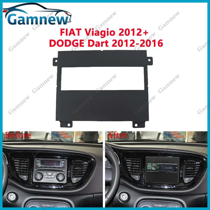 1DIN Автомобильная панель радиоприемника для Fiat Siena Punto Palio 500 Weekend Frame Kit Установка лицевой панели