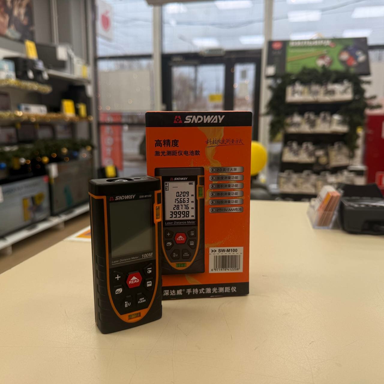 Лазерный дальномер SNDWAY SW-T100