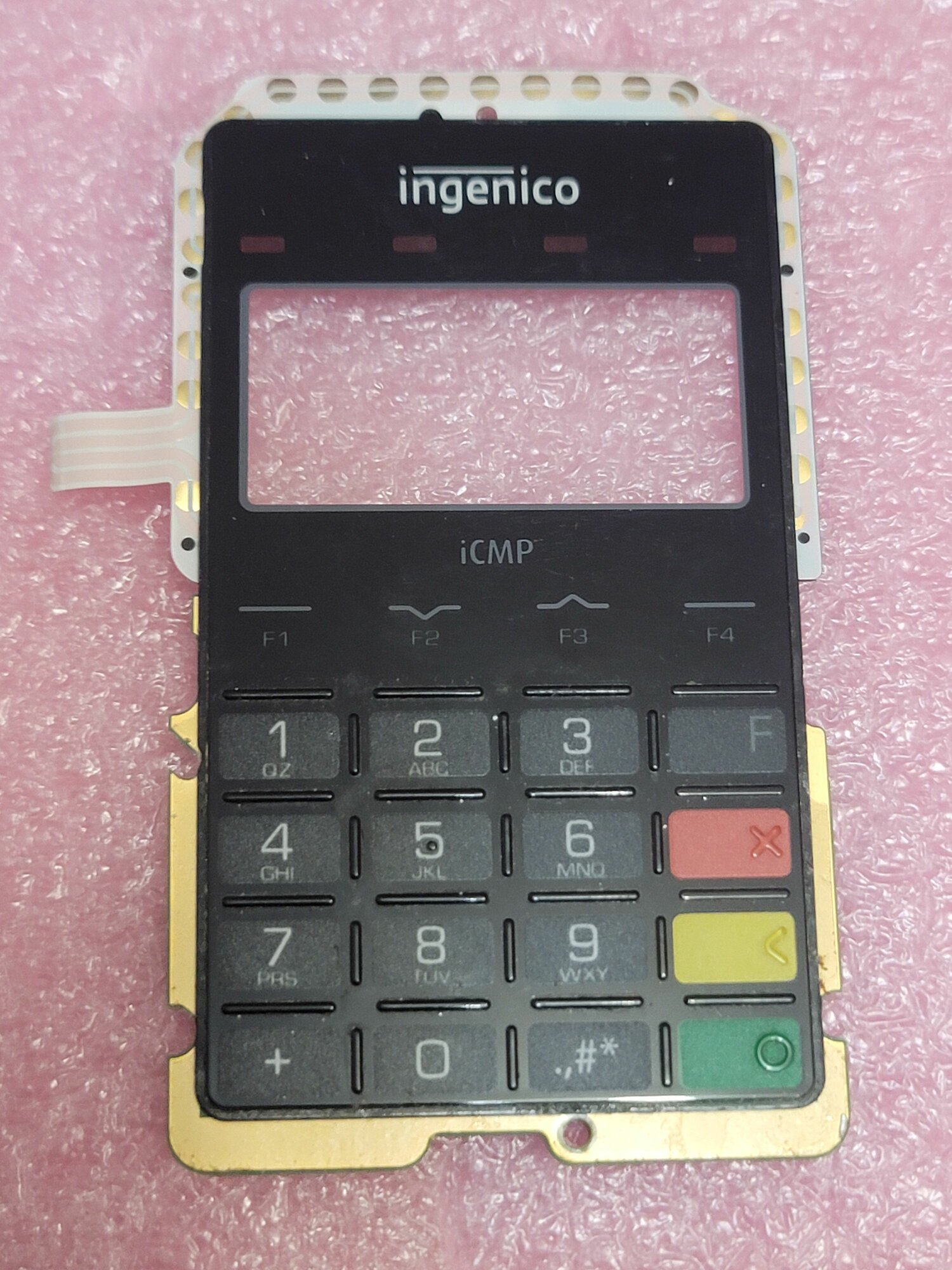 Ingenico ICM122 Передняя часть с клавиатурой