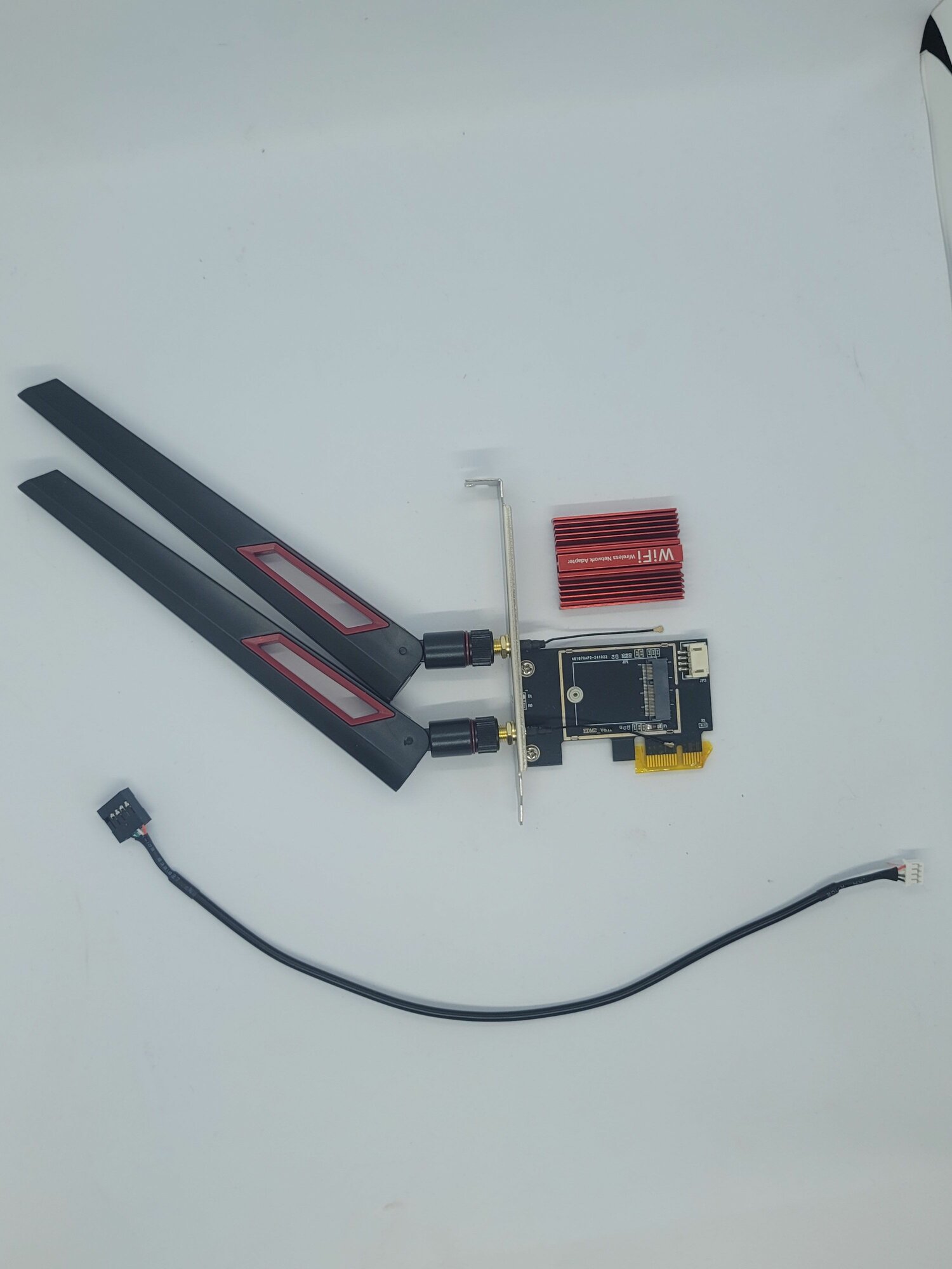 Адаптер M.2 NGFF на Pci-e для модуля WiFi и Bluetooth