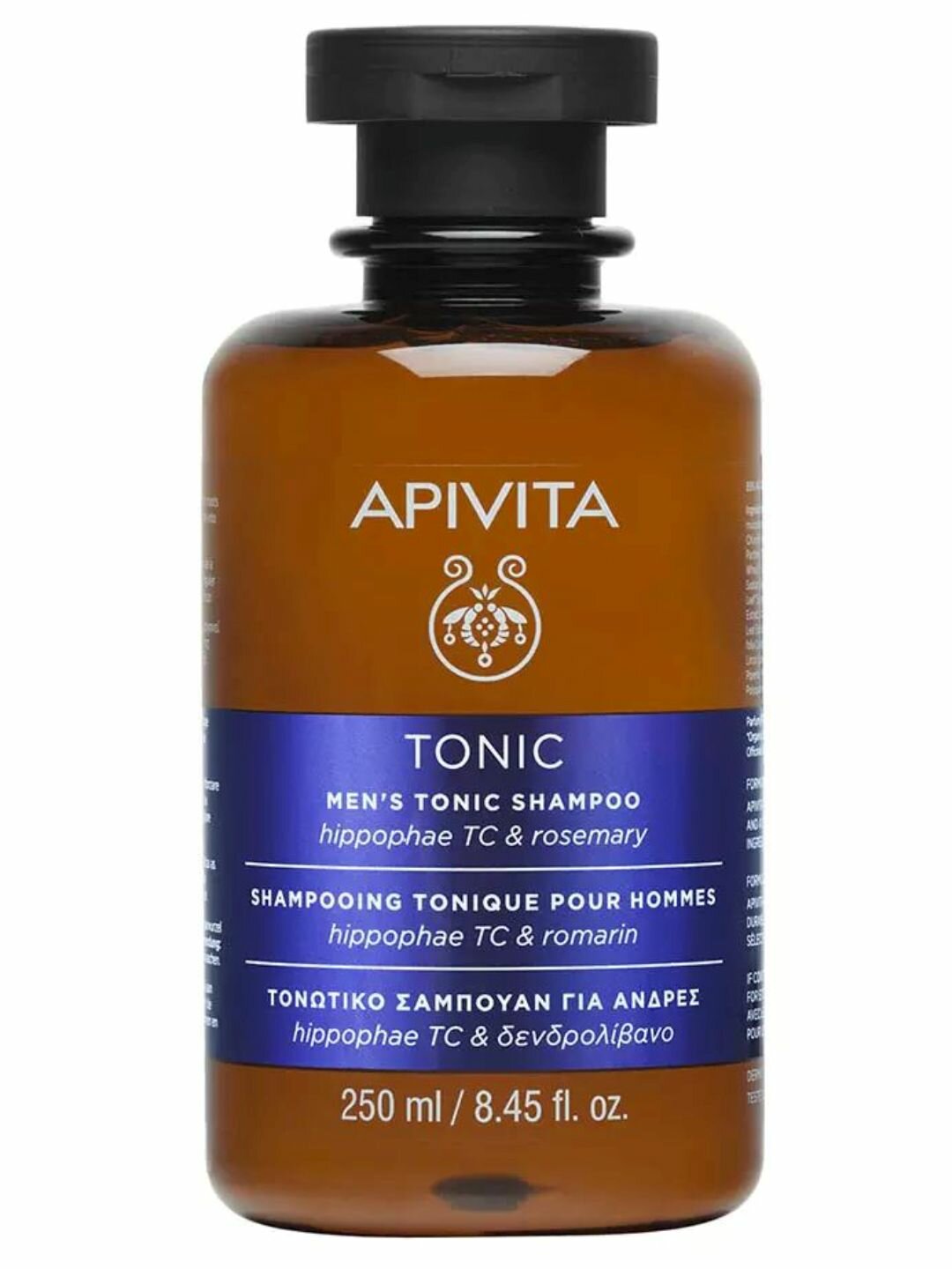 Апивита Тонизирующий шампунь против выпадения волос для мужчин, 250 мл | APIVITA Mens Tonic Shampoo