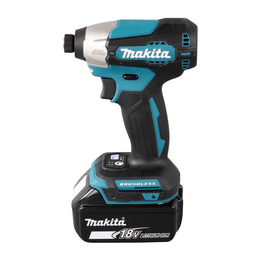 Аккумуляторный ударный шуруповерт Makita 18В, BL, XPT, Li-ion, 140 Нм, 2 скорости DTD157RTJ