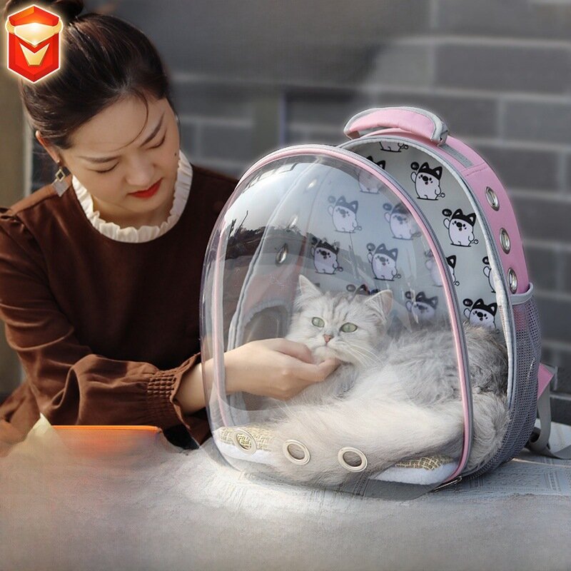 Кошачья сумка выходит портативная сумка Космическая капсула дышащая большая емкость плеча рюкзак собака вне сумки кошка