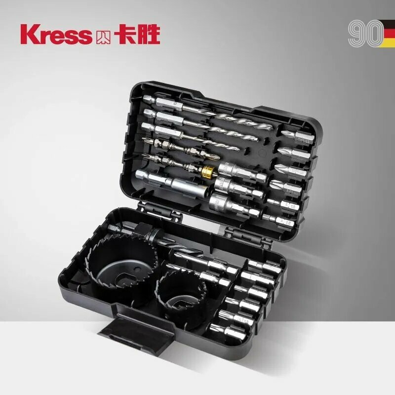 Набор бит крестовых KRESS KA1500 для шуруповёрта/дрели с шестигранным хвостовиком PH2