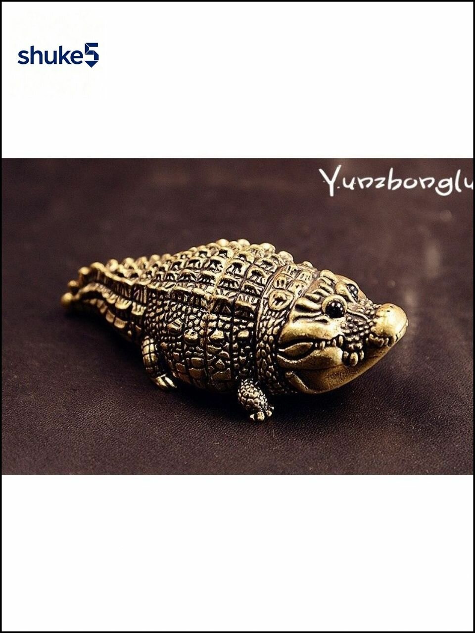 Yunzhonglu статуя крокодила, медная статуя, изделие декоративного искусства