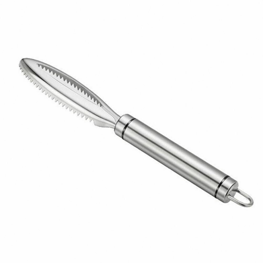 Нож для чистки рыбы, Рыбочистка металлическая для рыбы / Скребок для удаления чешуи