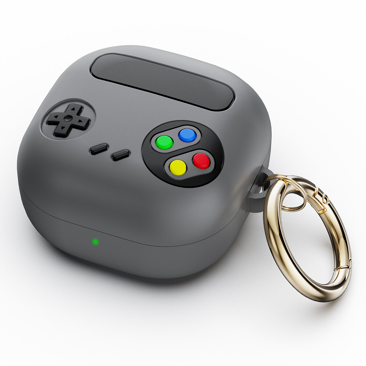 Для Samsung Galaxy Buds силиконовая игровая консоль наушники чехол утолщенный анти-падение чехол Серый_Galaxy Buds pro