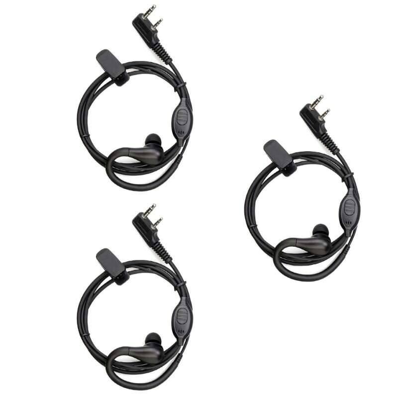 3 штуки подходят для наушников Quansheng Baofeng tyt, устанавливаемых на наушники-вкладыши портативной рации