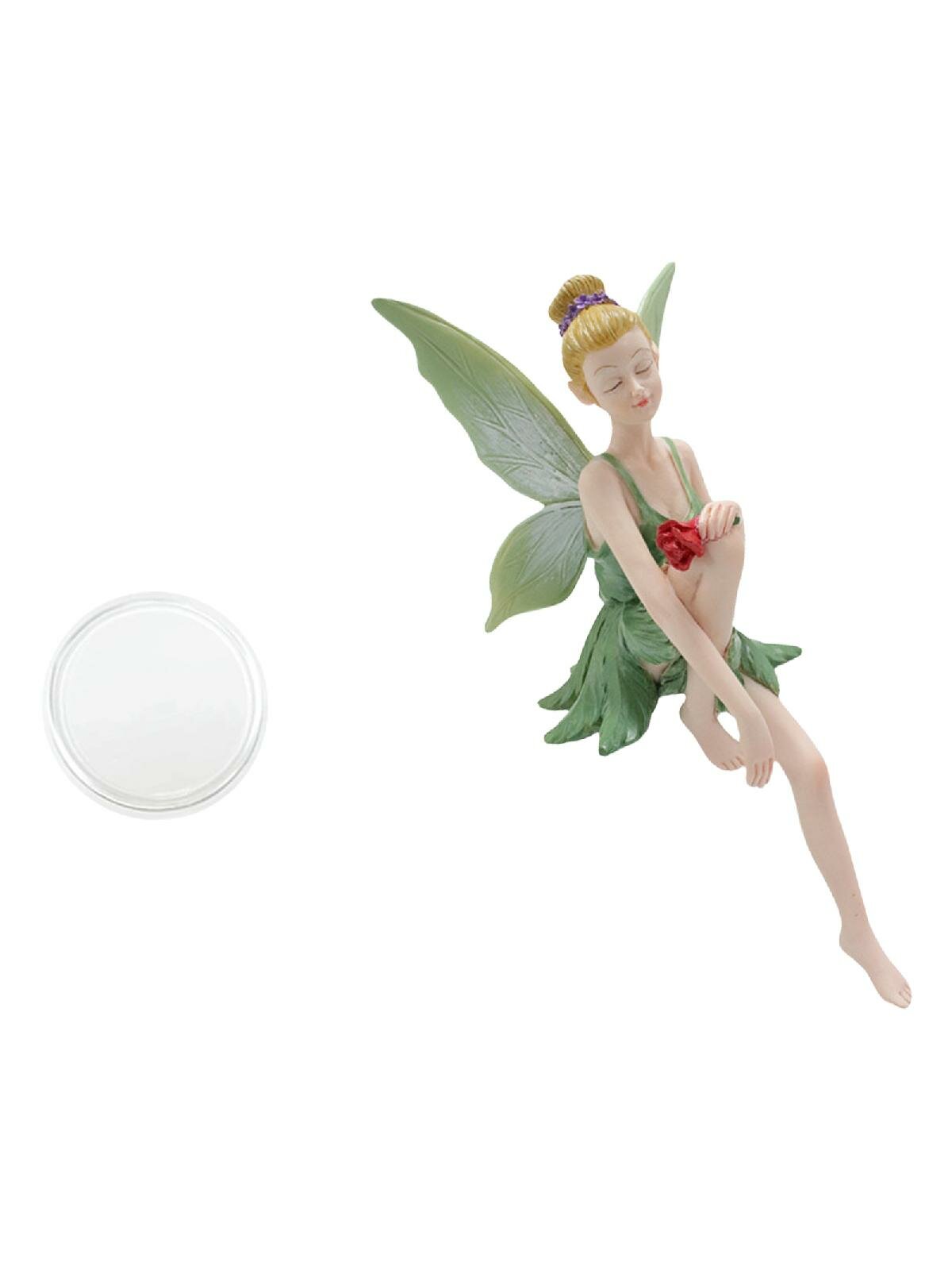 Реалистичные элегантные статуэтки эльфов Яркие бабочки из смолы для украшения сада