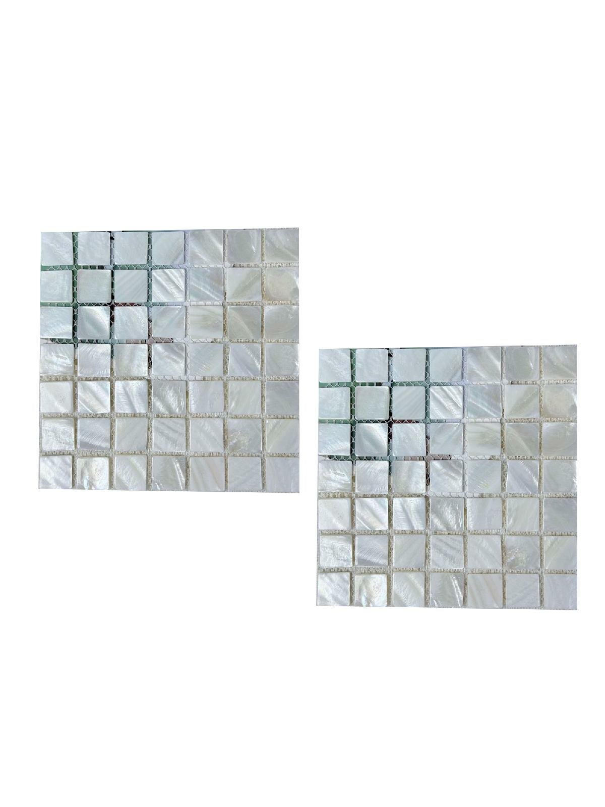 Квадратные подставки из 2шт натуральных раковин, водонепроницаемый теплоизоляционный коврик для чашки