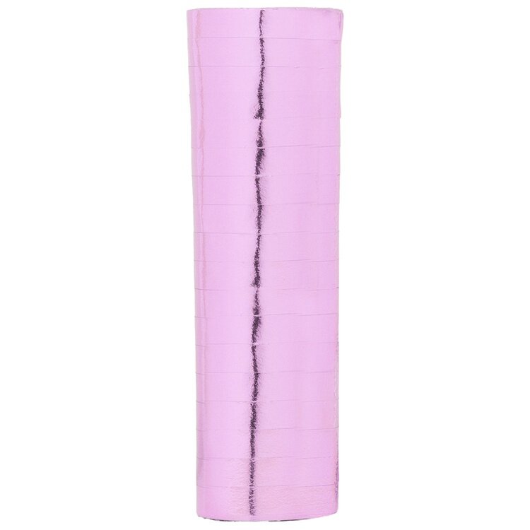 Набор серпантина КНР фольгированный, розовый, 2 столбика, 36 колец