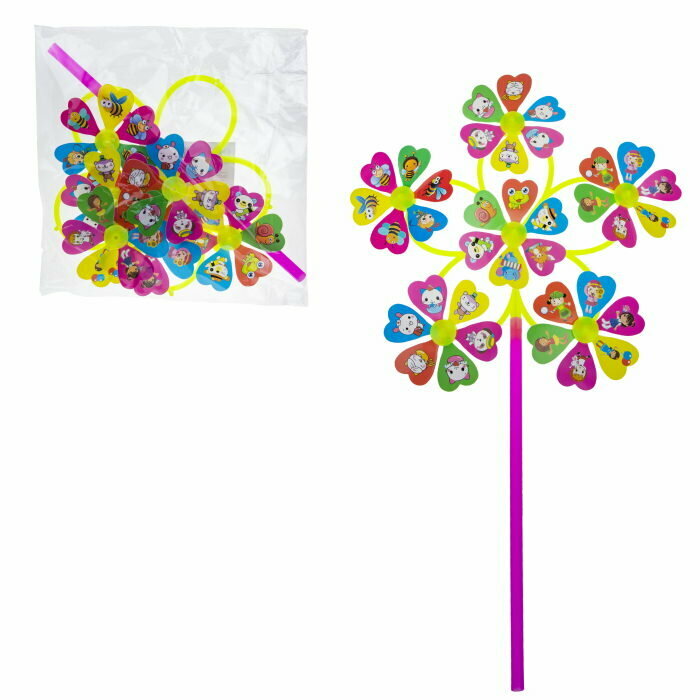 Ветрячок 1Toy 47 см, 6 пропеллеров, пакет (Т20101)