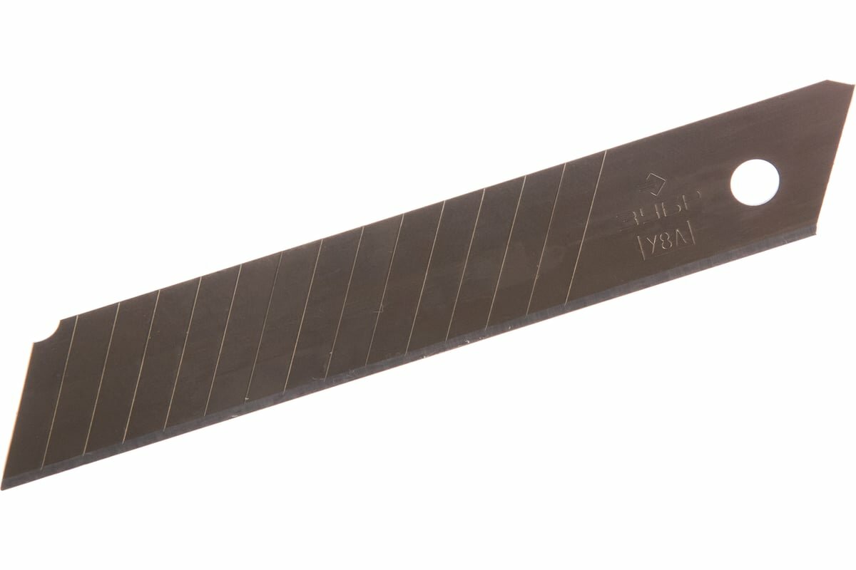 Лезвие Зубр "мастер" сегментированное, сталь У9А, в боксе, 18 мм (09721-18-10) 10 шт