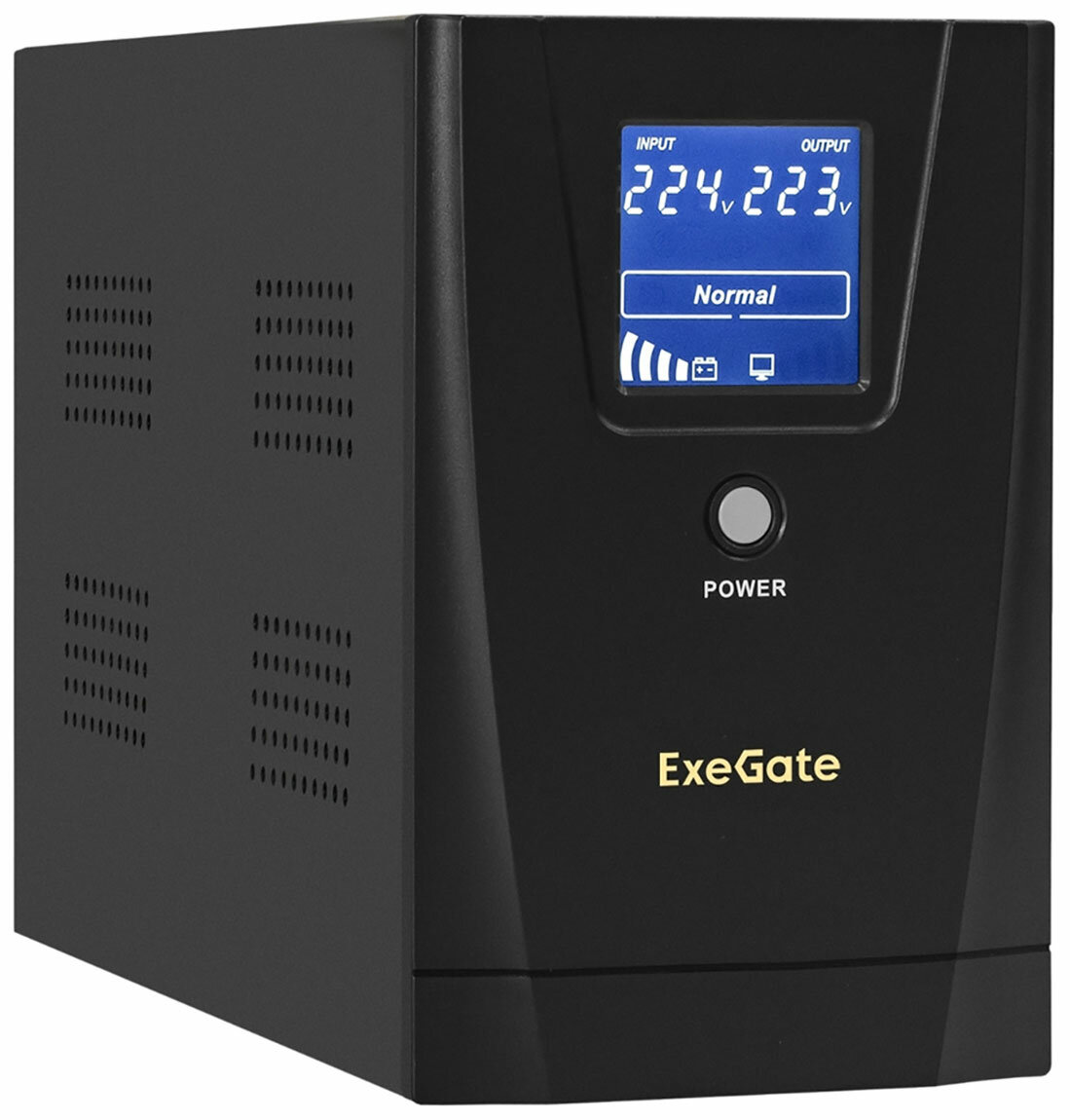 Источник бесперебойного питания ExeGate SpecialPro LLB-2000. LCD. AVR.2SH. RJ. USB