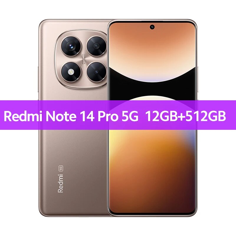 Смартфон Xiaomi Redmi Note 14 Pro 5G, 12/512ГБ, global