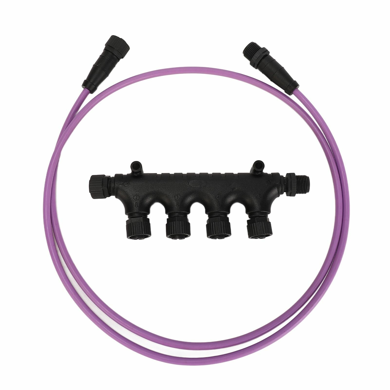 Кабель NMEA 2000 (1 м, штекер/розетка) + T-разветвитель M12-5pin