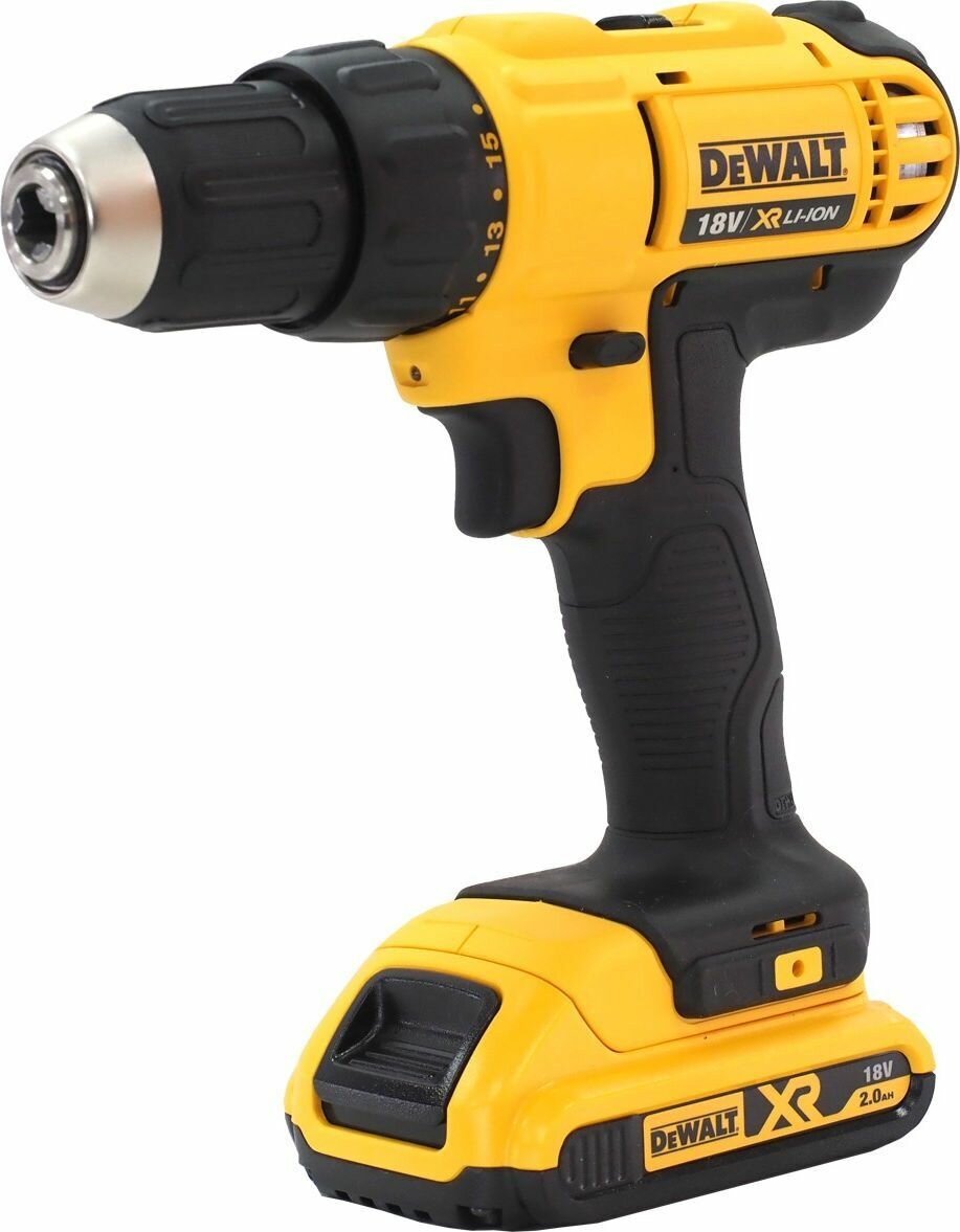 Аккумуляторная дрель-шуруповерт DeWALT DCD777S2T, бесщёточный двигатель, желто-черный