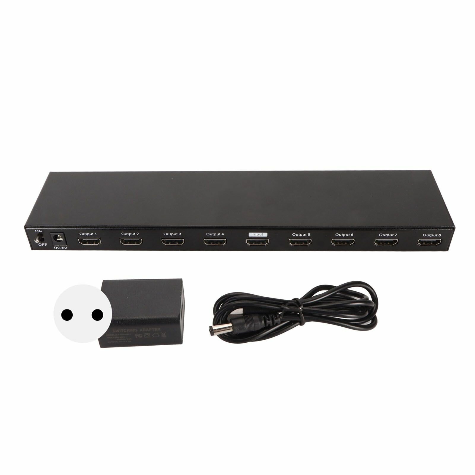 HDMI-сплиттер 1x8 (4K 30Hz, 3D, EU plug)