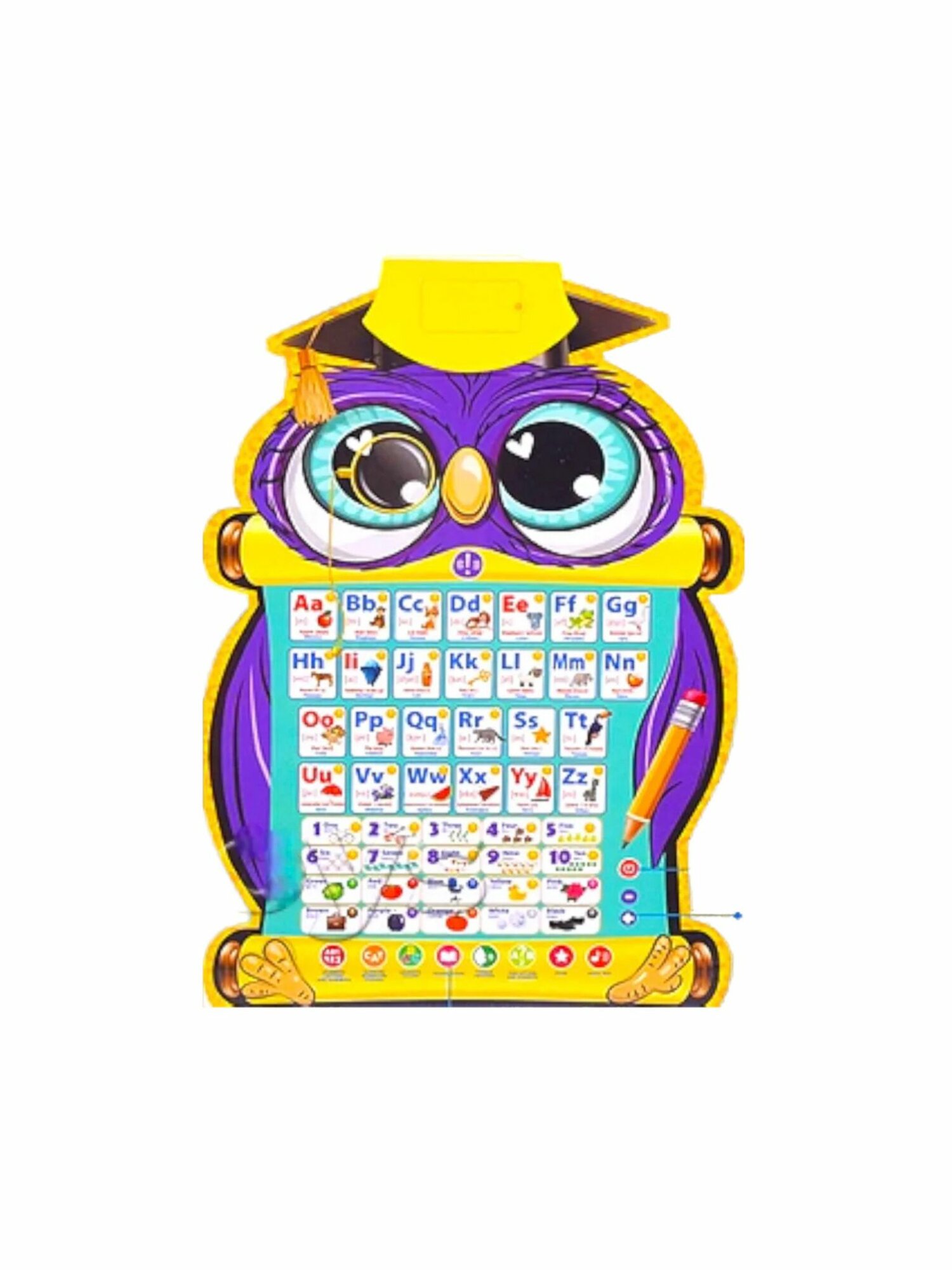 Детский говорящий плакат интерактивный двусторонний безопасноть